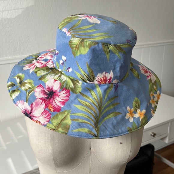 Vintage | Accessories | Vintage Yantzen Hawaiian Floral Cotton Vacation ...